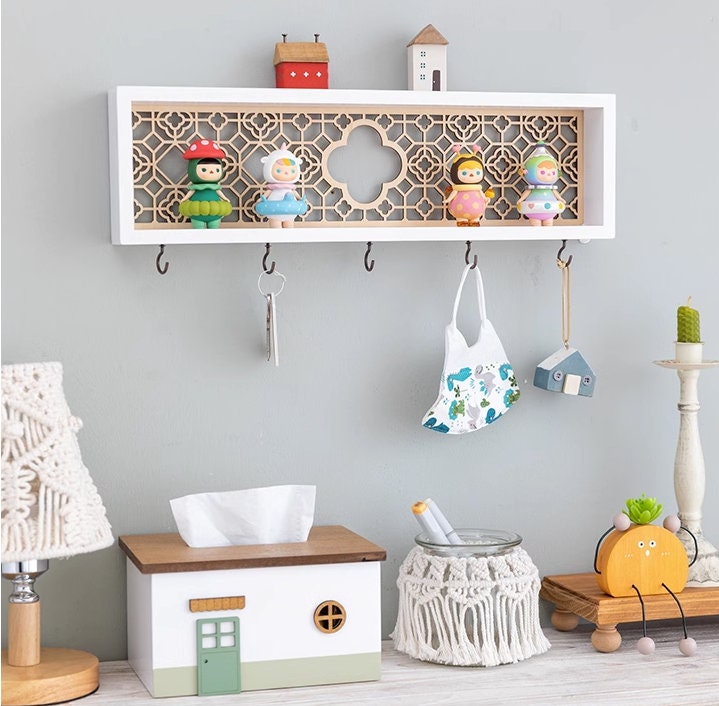 Simplicity Key Wall Hook,white Living Room Clothes Hanging,creative ...