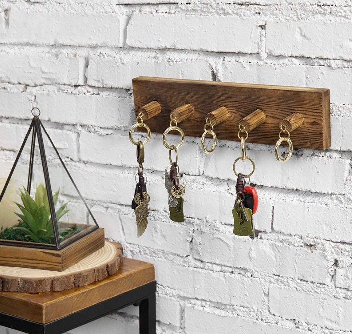 Brown Key Wall Hook,simplicity Entryway Hooks,living Room Clothes ...