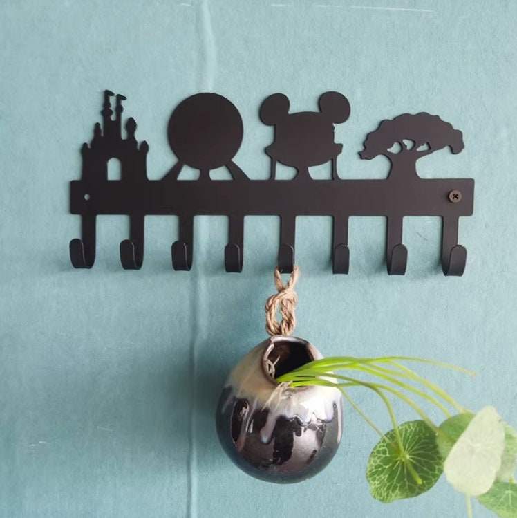 Black Simplicity Living Room Wall Hook,cartoon Clothes Hanging,creative ...