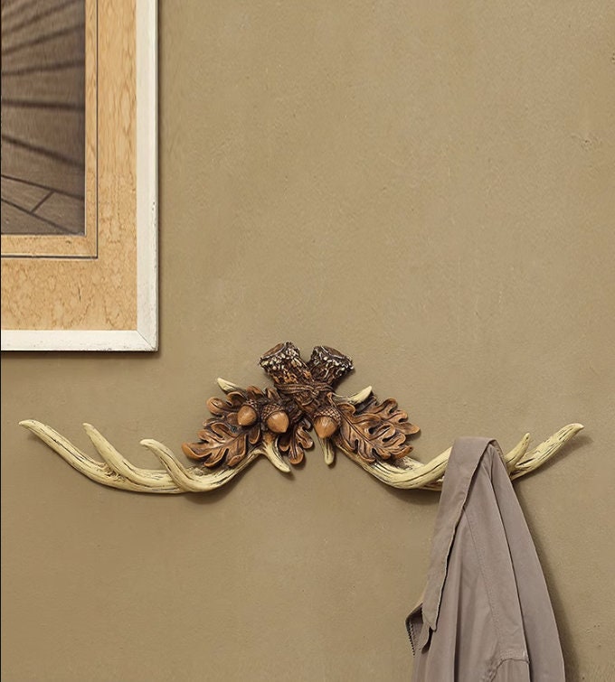 Antler Living Room Wall Hook,acorn Clothes Hanging,creative Hook ...