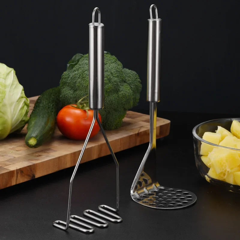 Stainless Steel Potato Mashers With Ergonomic Handles on Luulla
