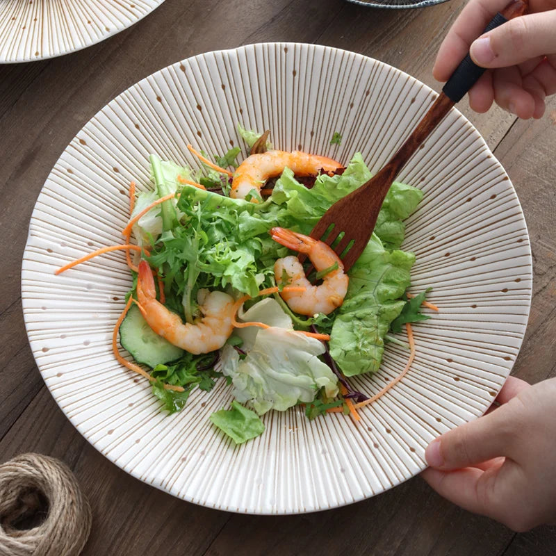 Eco-friendly Bamboo Fiber Dinner Plates Collection on Luulla