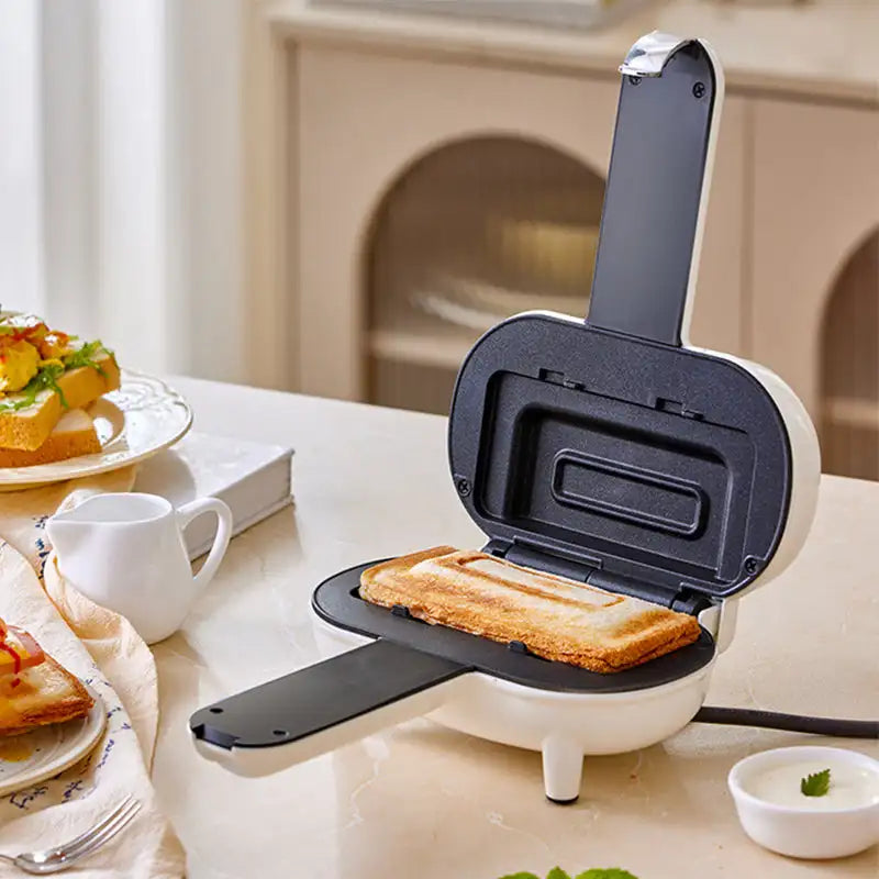 Compact Nonstick Electric Sandwich Maker With on Luulla