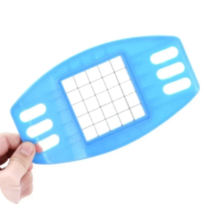 Blue Easy-grip Apple Slicer With Grid Cutter on Luulla