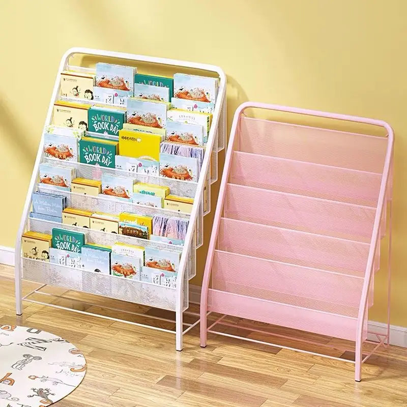 Multi-tier Metal Visible Classroom Book Rack on Luulla