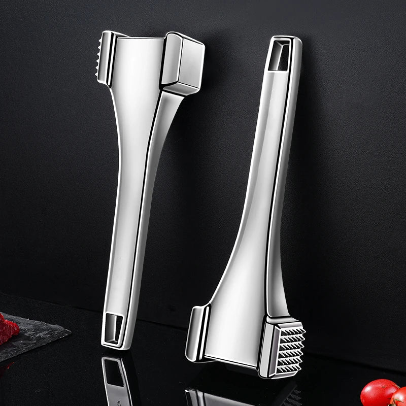 Stainless Steel Dual-sided Meat Tenderizer Pounder Tool on Luulla