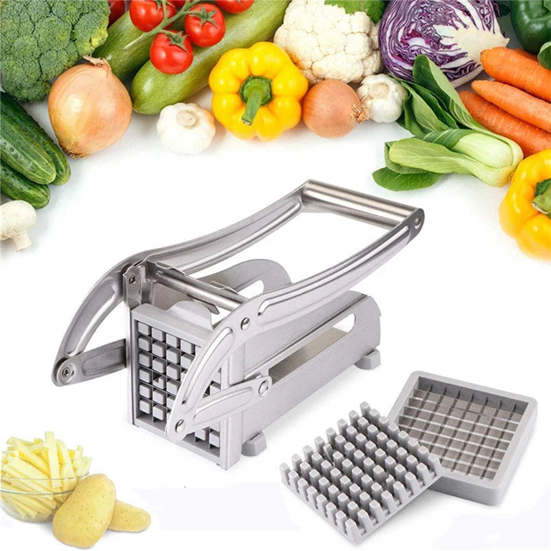 Stainless Steel Vegetable Chopper With Interchangeable Blades on Luulla