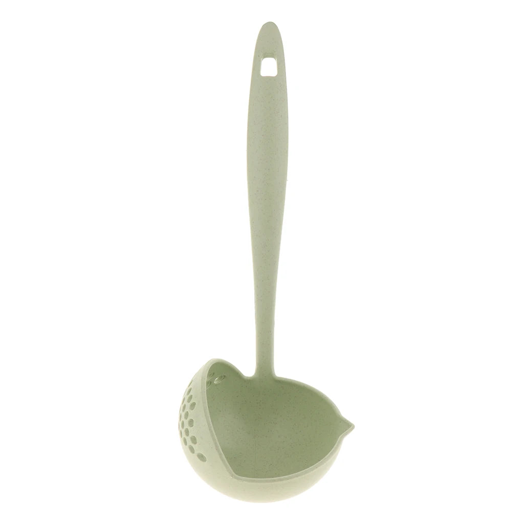 Green Straining Ladle With Dual Pour Spouts on Luulla