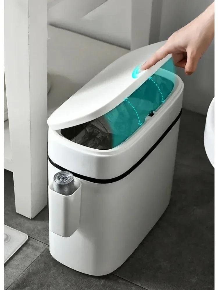Touchless Smart Sensor Trash Bin With Compartment on Luulla